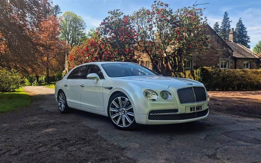 Bentley Car Quotes White Bentley Flying Spur Saloon Wedding Car In New